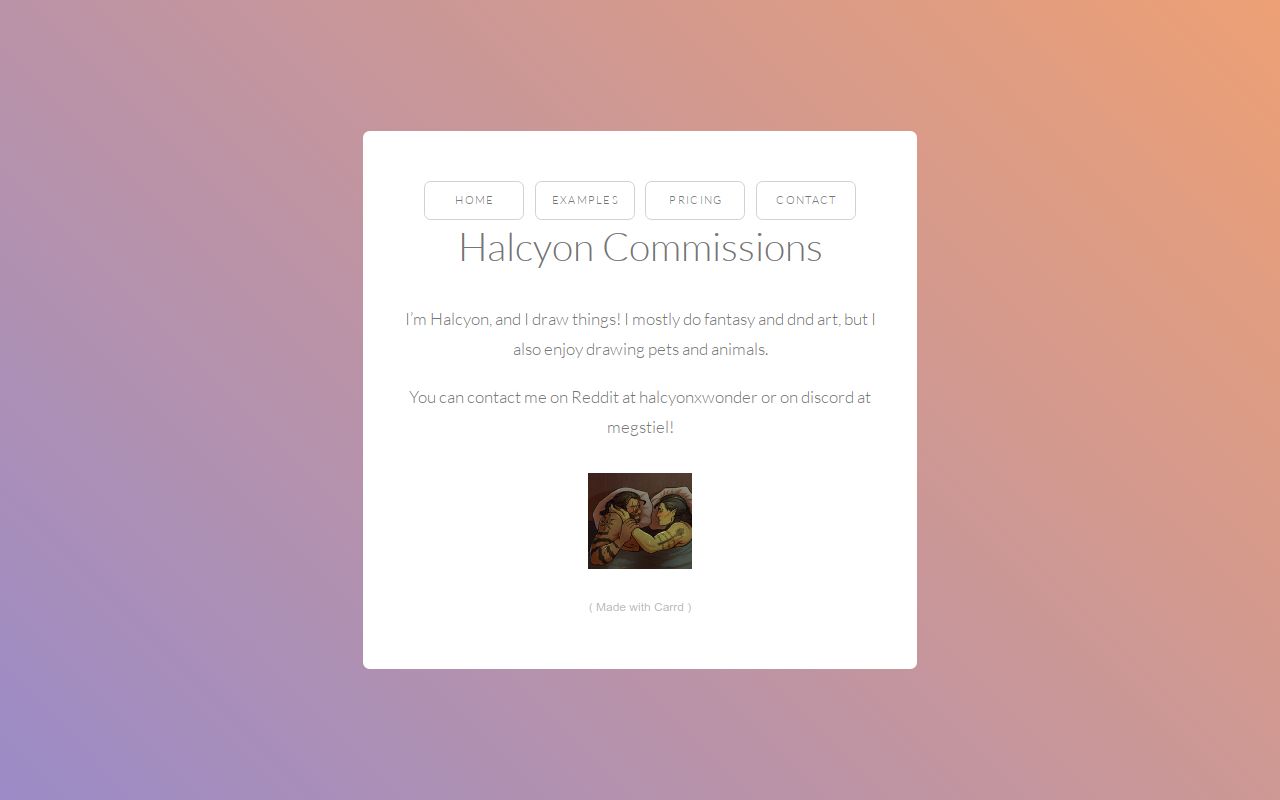 Halcyon Commissions